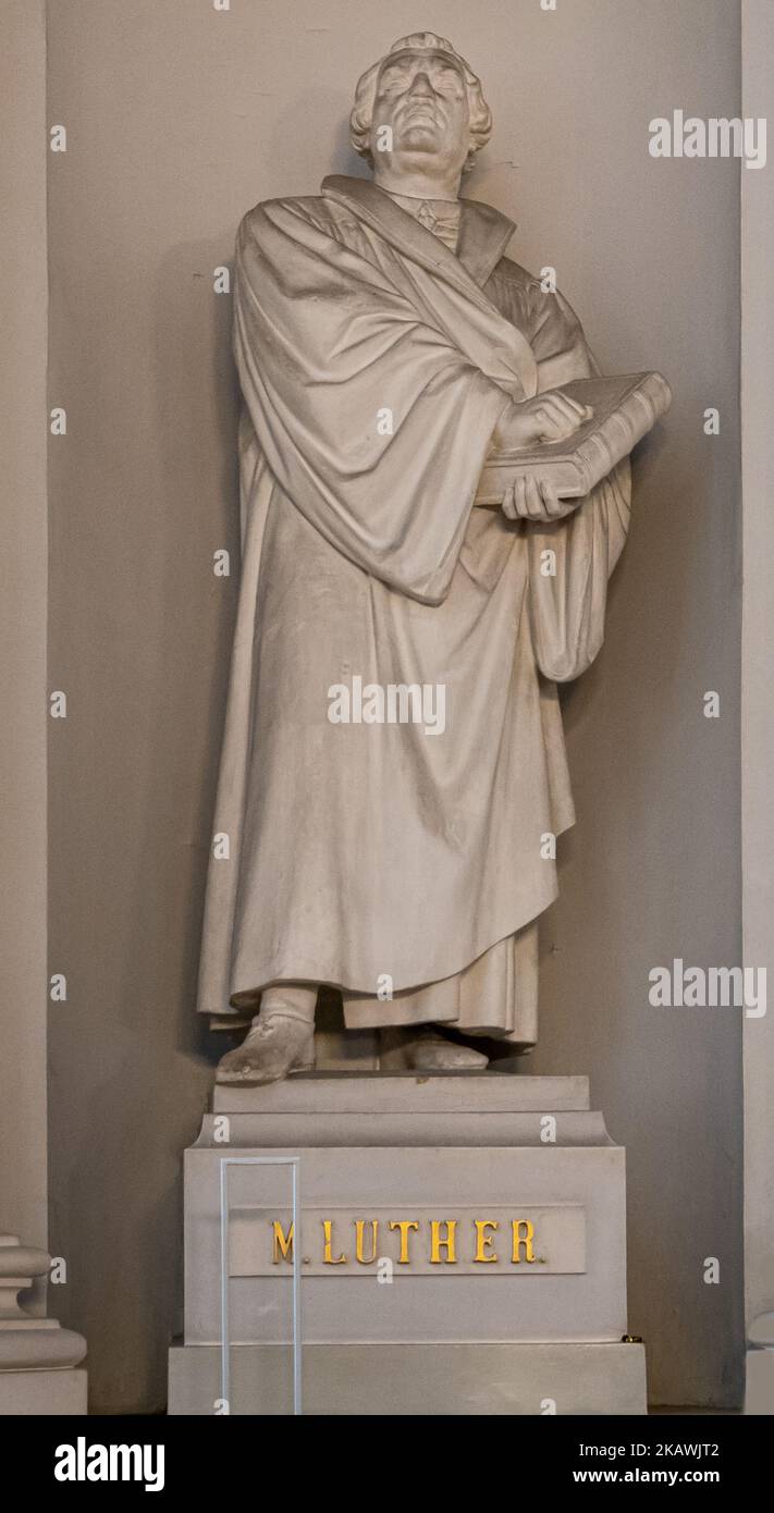 Helsinki, Finland - July 19, 2022: Inside Cathedral. Closeup of white ...