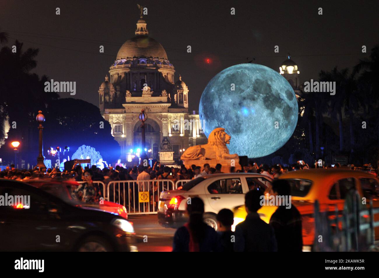 Museum of the Moon--A Giant Full Moon in all its splendour abd glory ...