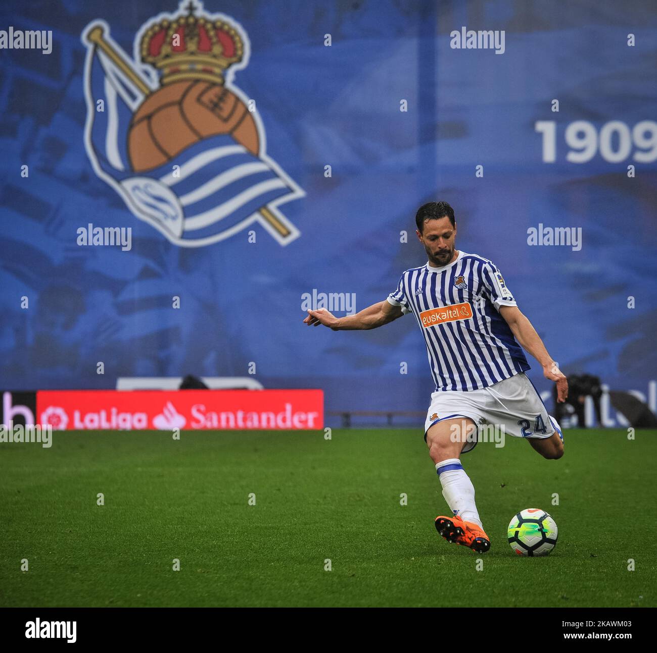 Alberto de la Bella during the Spanish league football match between ...