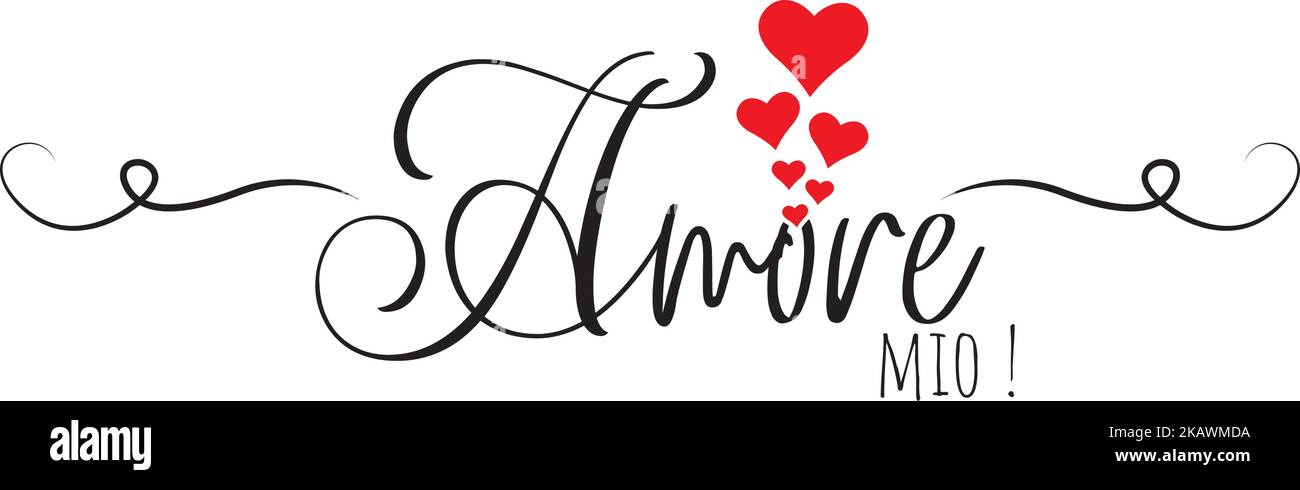 Amor mio Stock Vector Images - Alamy