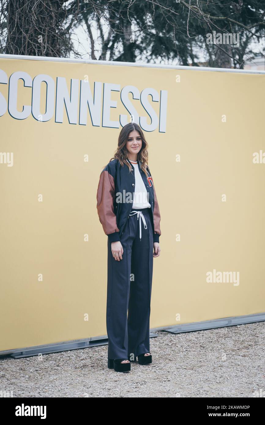 Benedetta Porcaroli attends photocall of the movie 'Sconnessi' at the ...