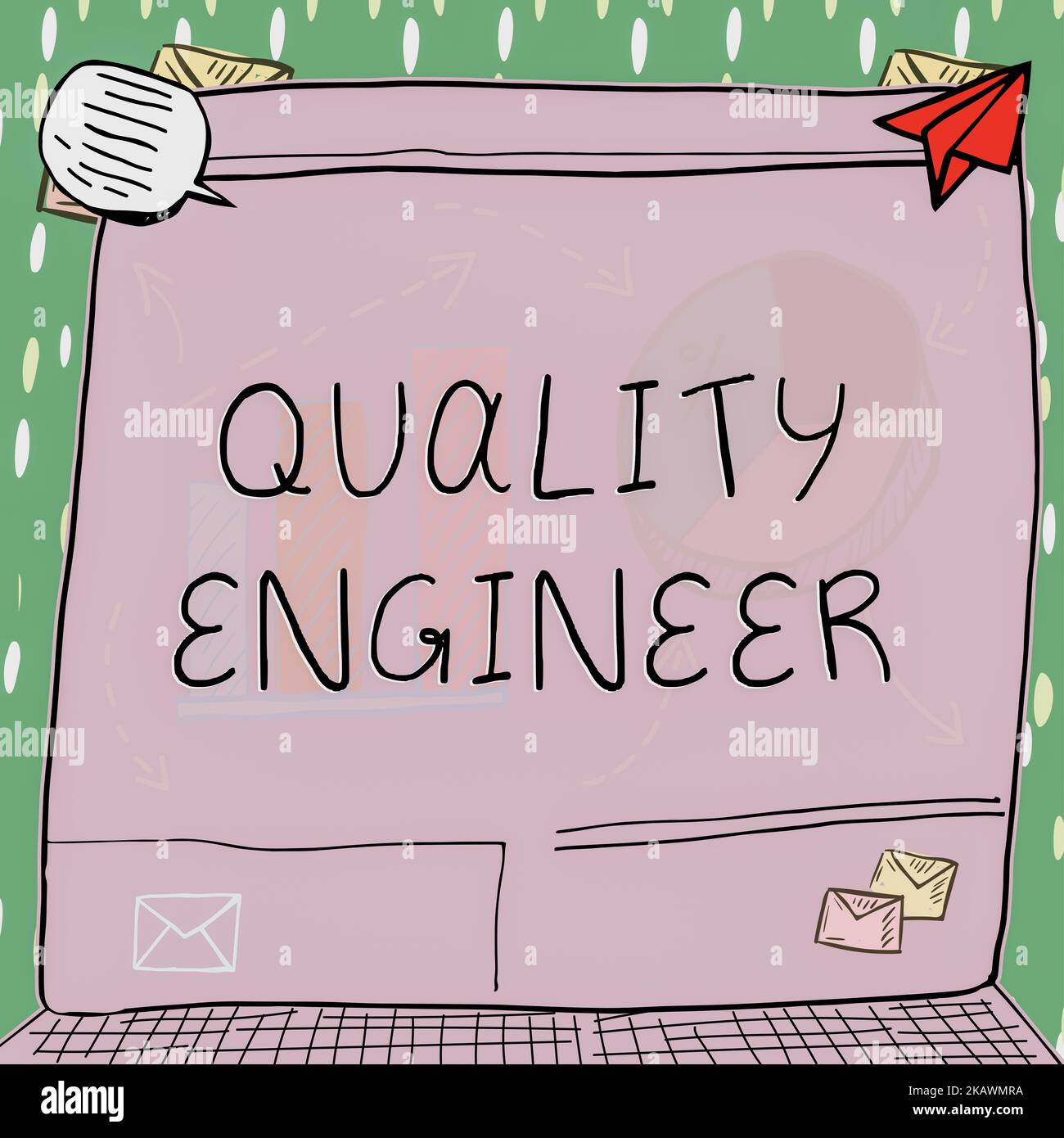 Writing displaying text Quality Engineer. Concept meaning findings of ...