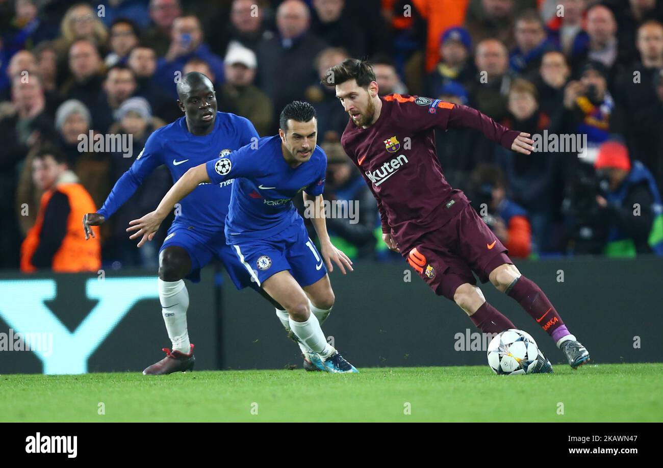Lionel Messi of Barcelona during the Champions League Round of 16 match ...