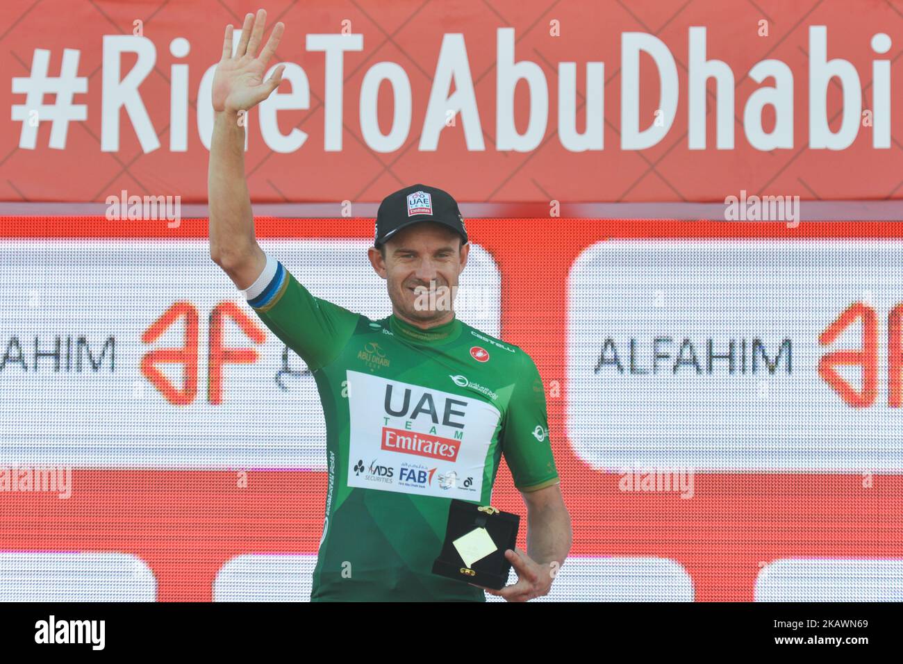 Norway's Alexander Kristoff from UAE Team Emirates takes the Green ...