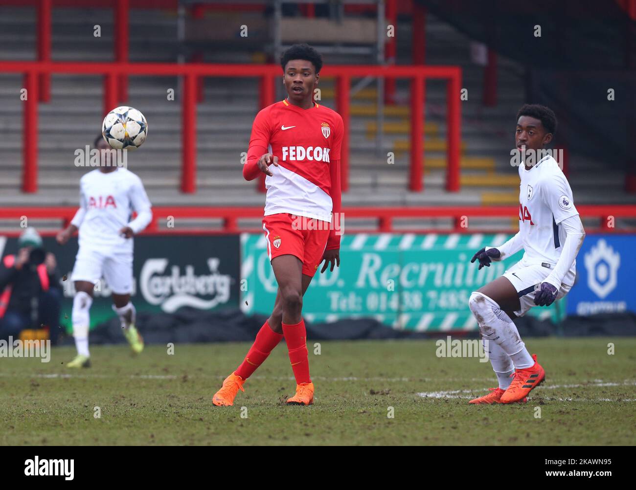 Kephren Thuram Ulien of AS Monaco U19s during UEFA Youth League - Round ...