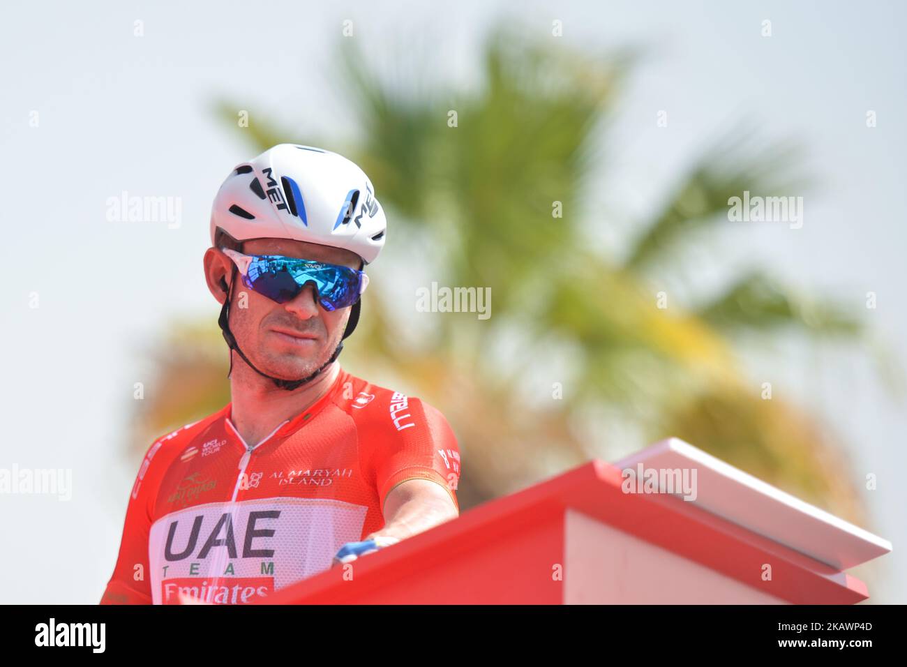 Norway's Alexander Kristoff from UAE Team Emirates in Red Leader Jersey ...