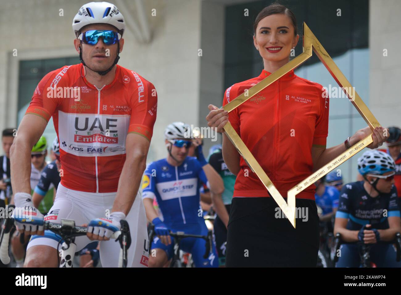 Norway's Alexander Kristoff from UAE Team Emirates in Red Leader Jersey ...