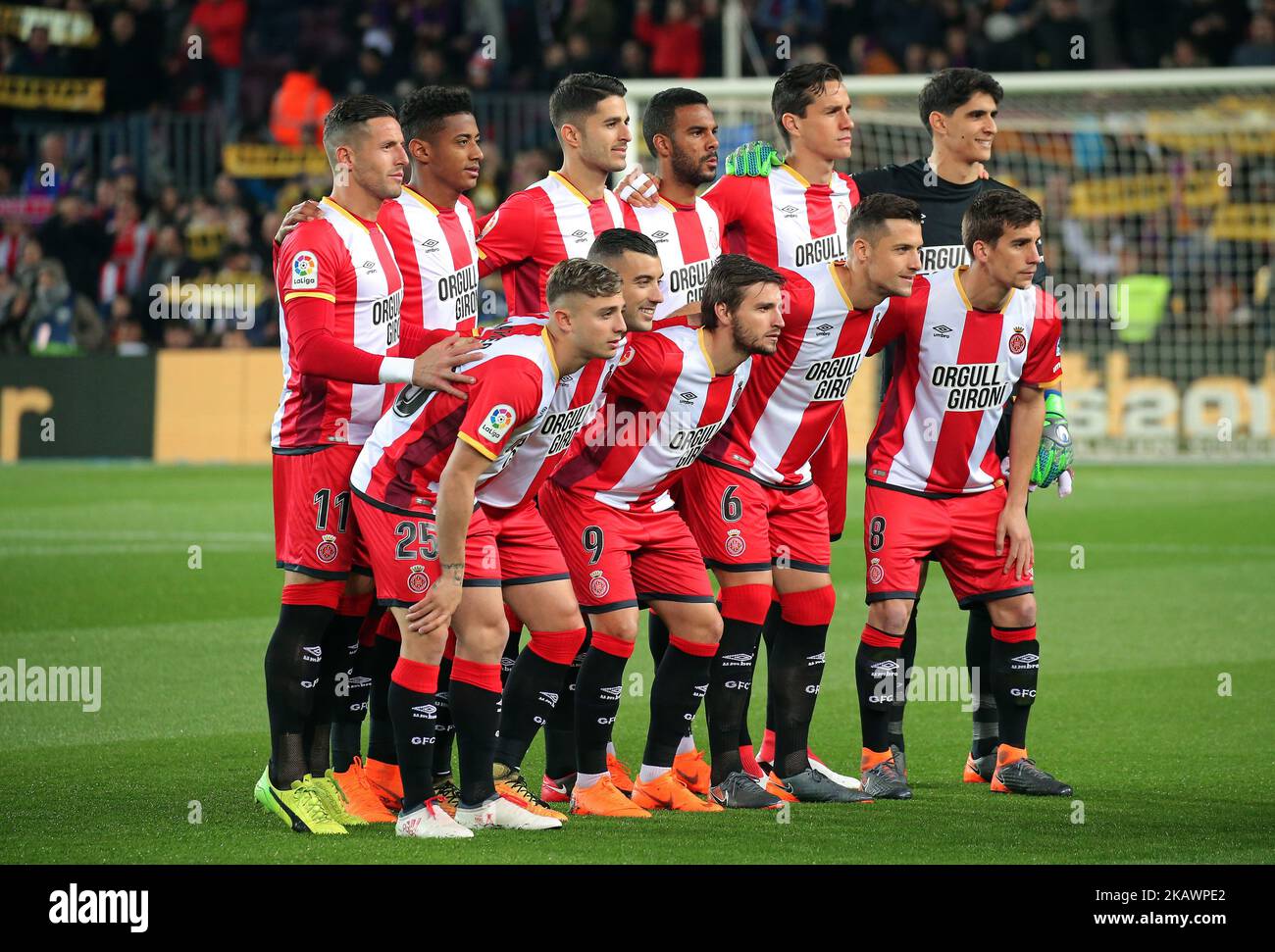 Girona Fc team during the match between FC Barcelona and Girona FC, for ...