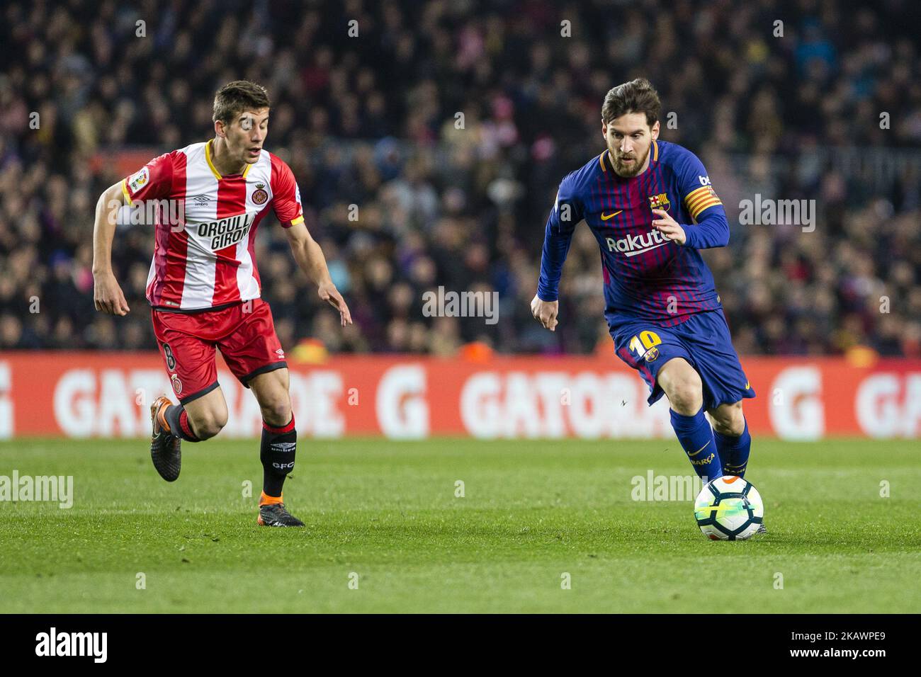 FC Barcelona forward Lionel Messi (10) during the match between FC ...