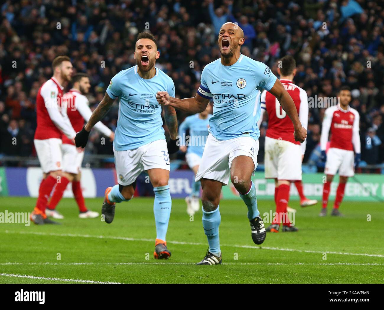 Manchester city goal against hi-res stock photography and images - Alamy