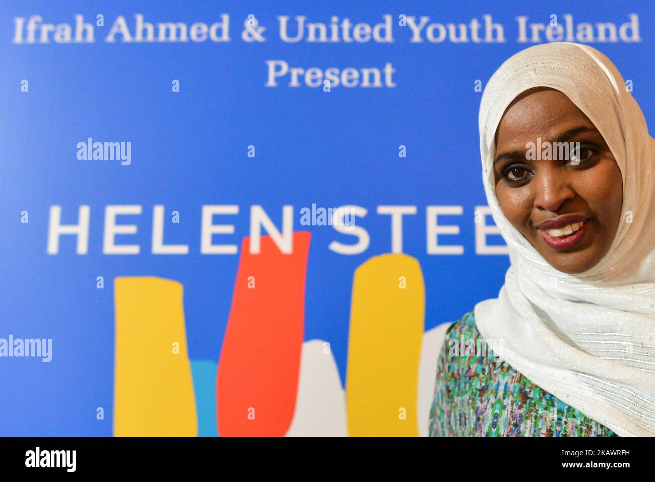 Ifrah Ahmed during an on set photo call, which has just commenced in ...