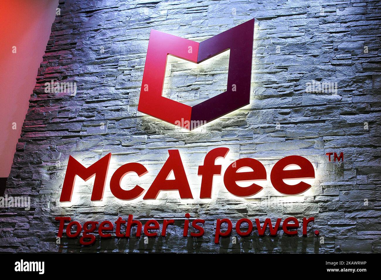 Mcafee logo hi-res stock photography and images - Alamy
