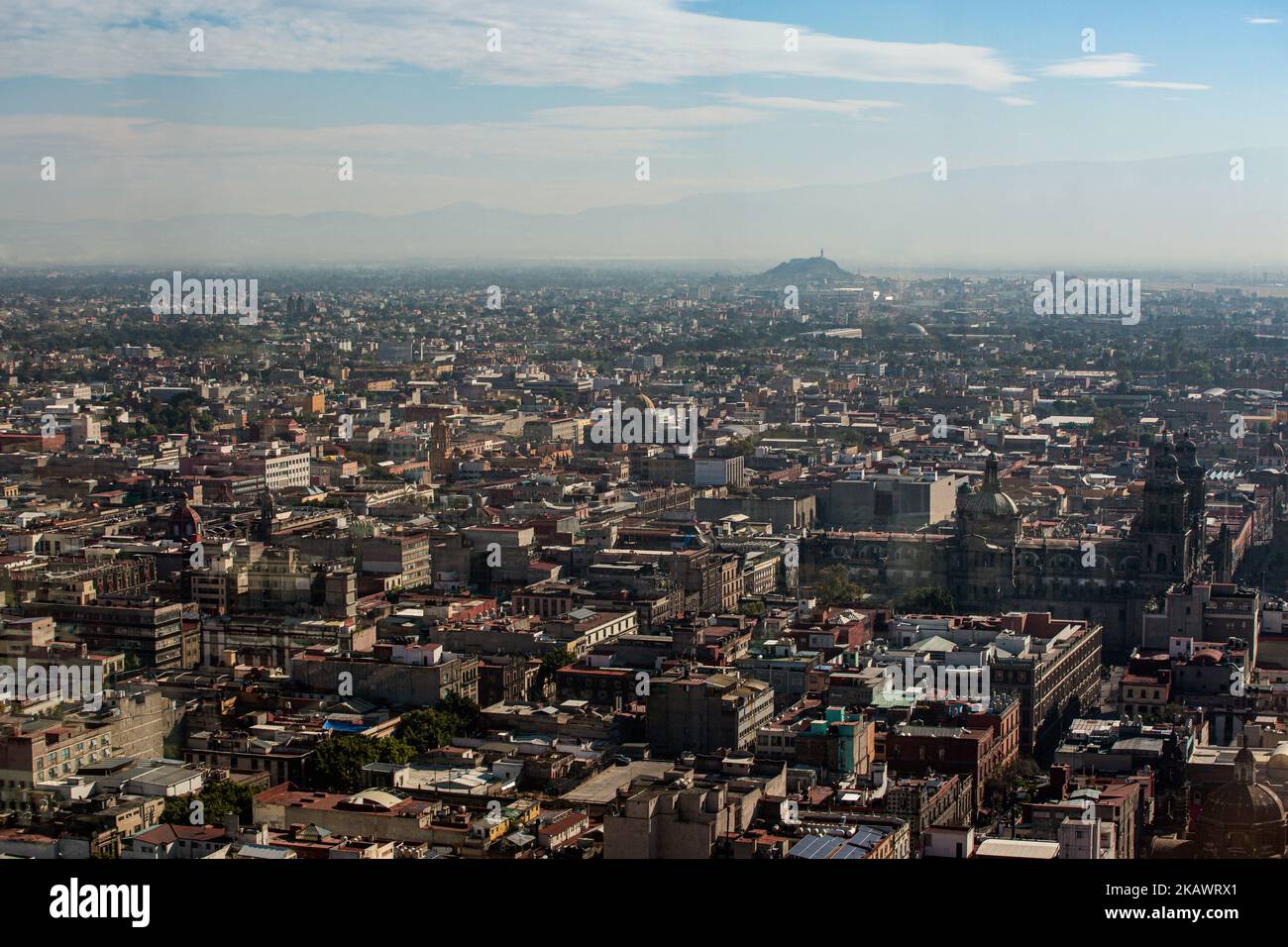 Beautiful view from Torre Latinoamericana in Ciudad de Mexico ...