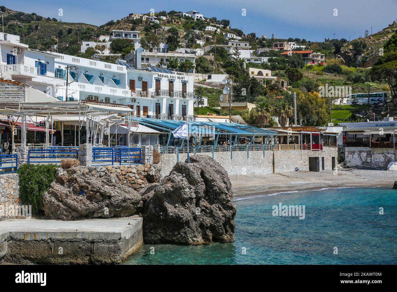 The small traditional village of Chora Sfakion, Sfakia, Chania ...