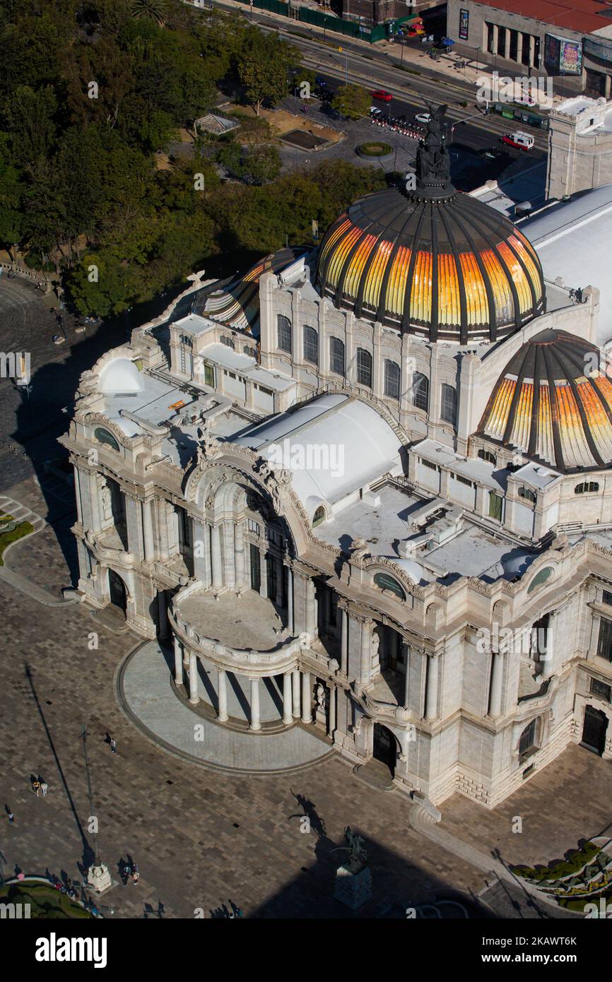 Beautiful view from Torre Latinoamericana in Ciudad de Mexico ...