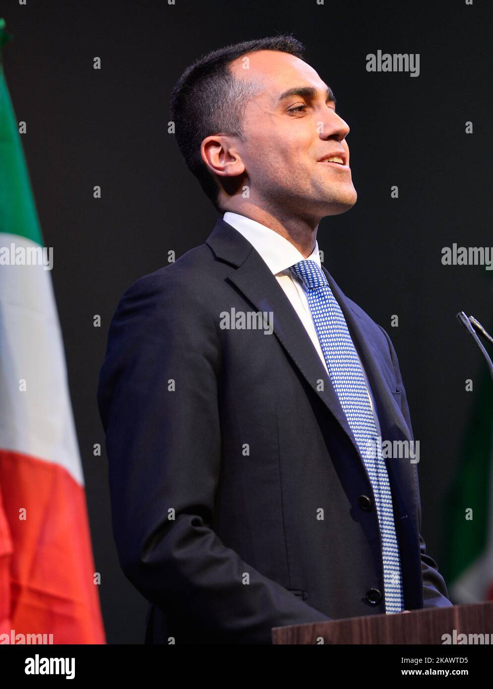 Leader of the Italy's populist Five Star Movement, Luigi Di Maio ...