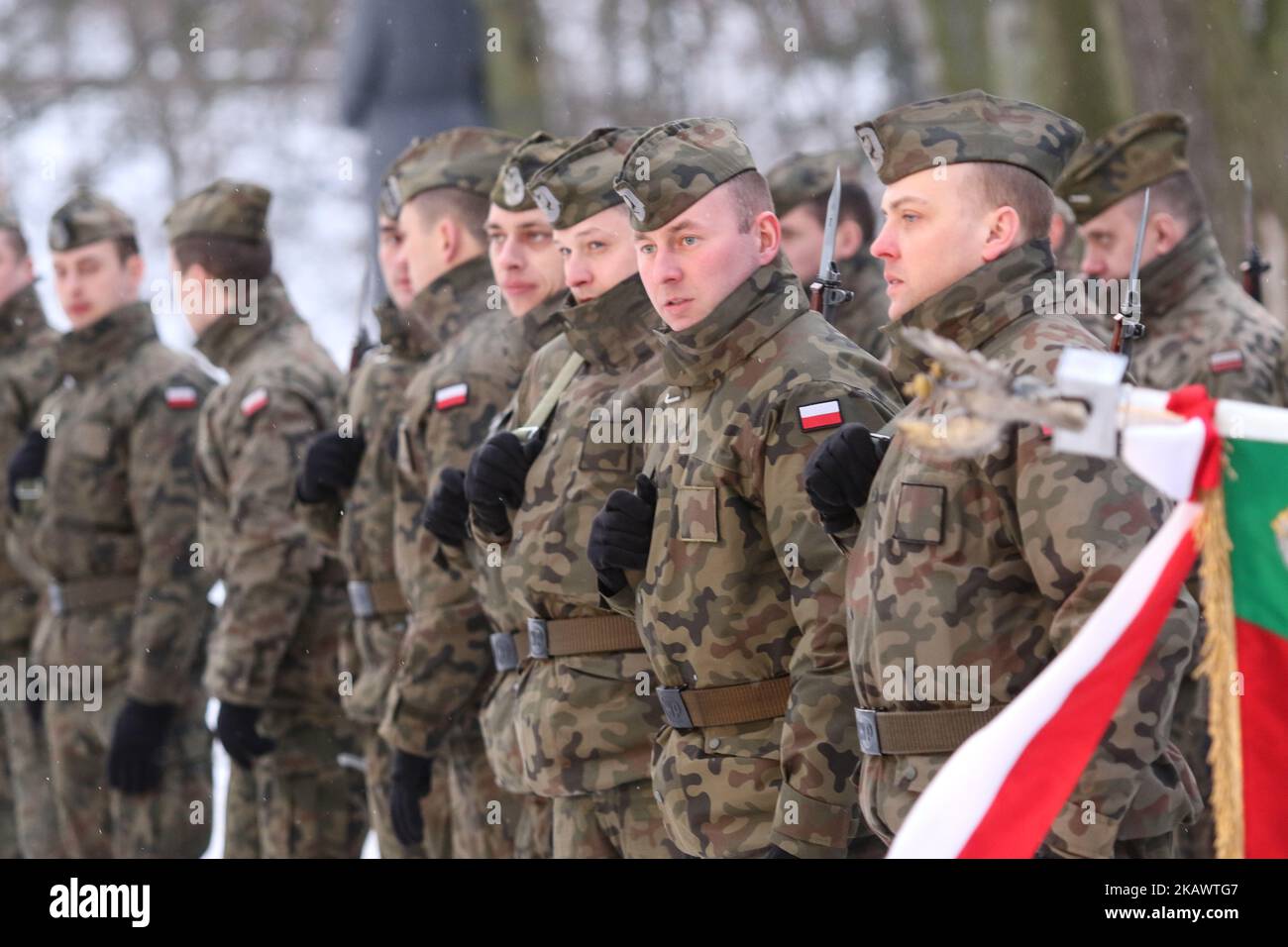 Polish Army soldiers seen in Gdansk, Poland on 1 March 2018 Institute ...