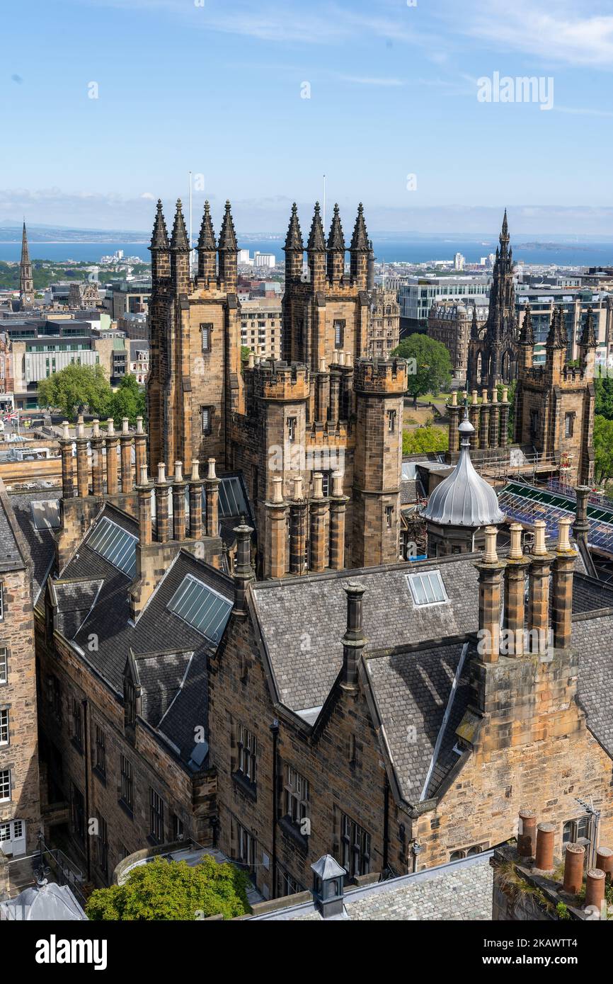 An old buildings across Edinburgh Scotland Stock Photo - Alamy