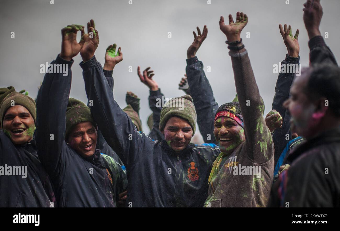SRINAGAR, KASHMIR, INDIA - MARCH 02: Indian Border Security Force (BSF ...