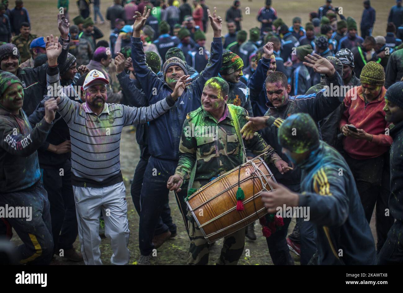 SRINAGAR, KASHMIR, INDIA - MARCH 02: Indian Border Security Force (BSF ...