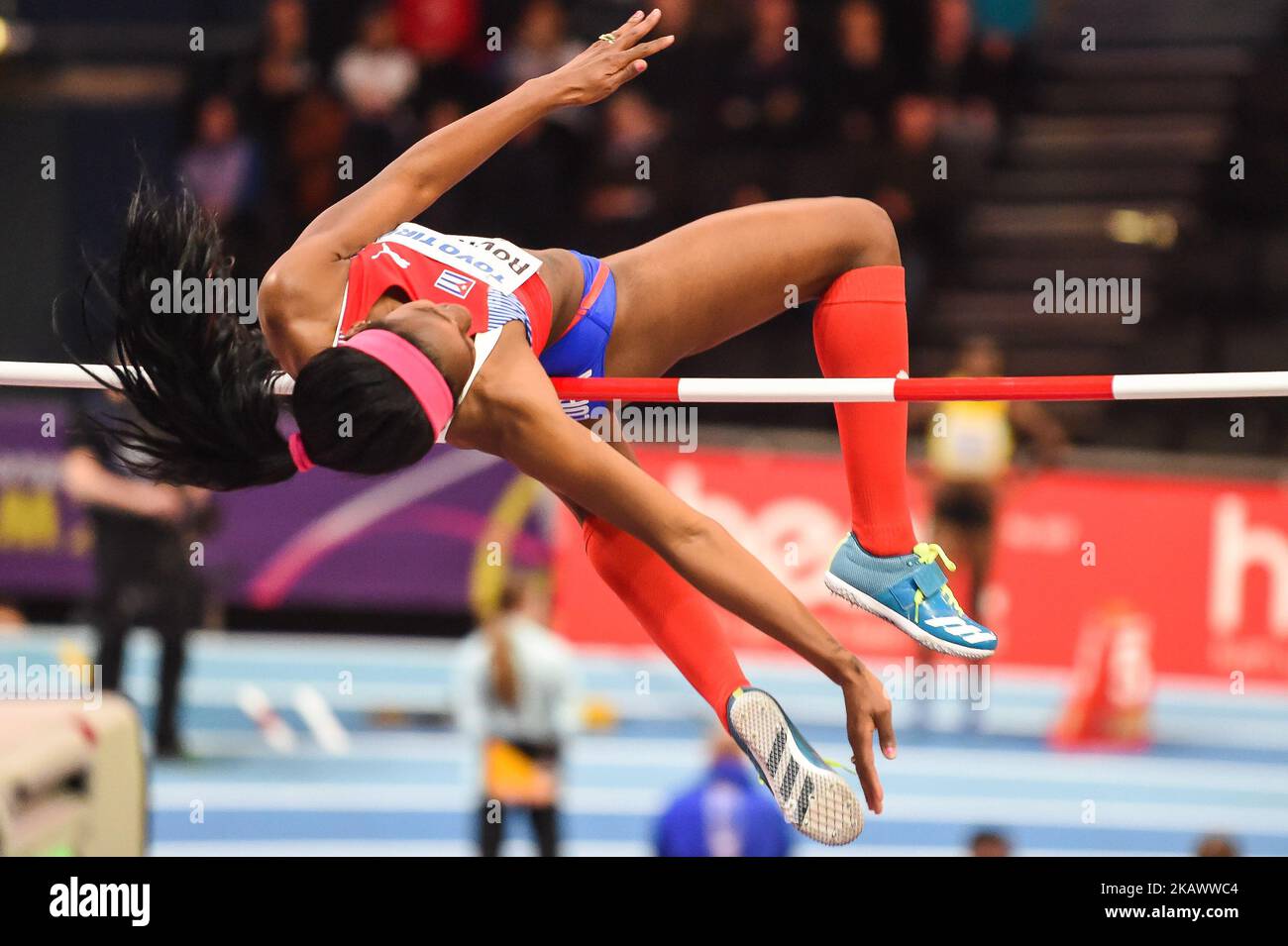 Yorgelis Rodríguez of Cuba at high jump Pentathlon at World indoor ...