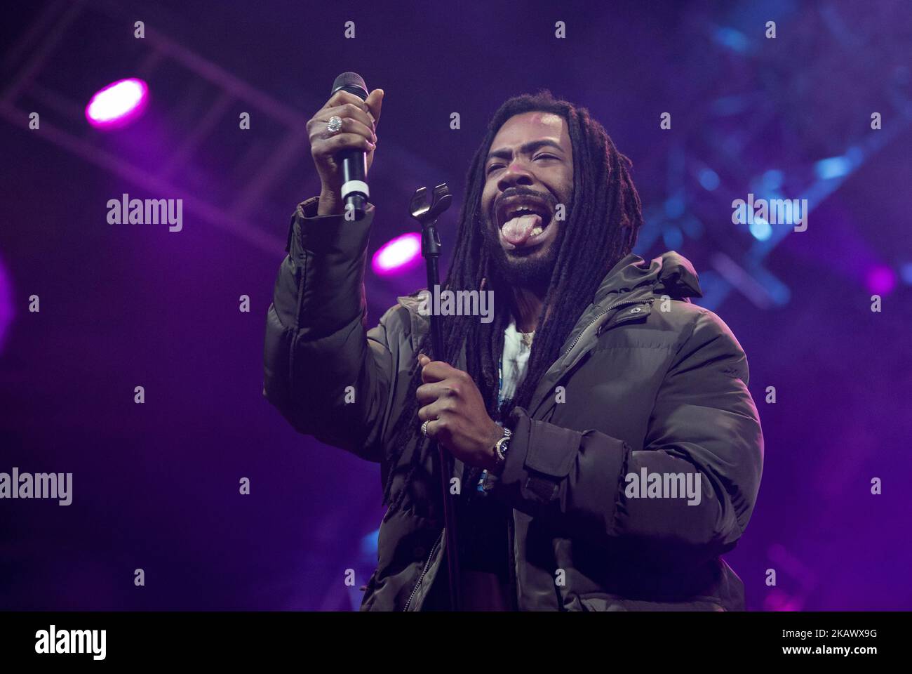 Rapper and singer D.R.A.M. performs during Air + Style Festival at ...