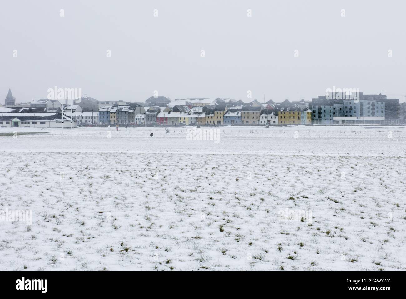 View from South Park covered with snow to The Long Walk. On Friday ...