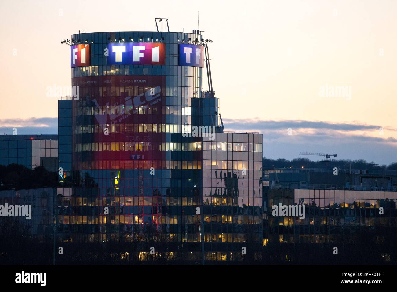 A picture taken on March 7, 2018 in Boulogne-Billancourt, a ...