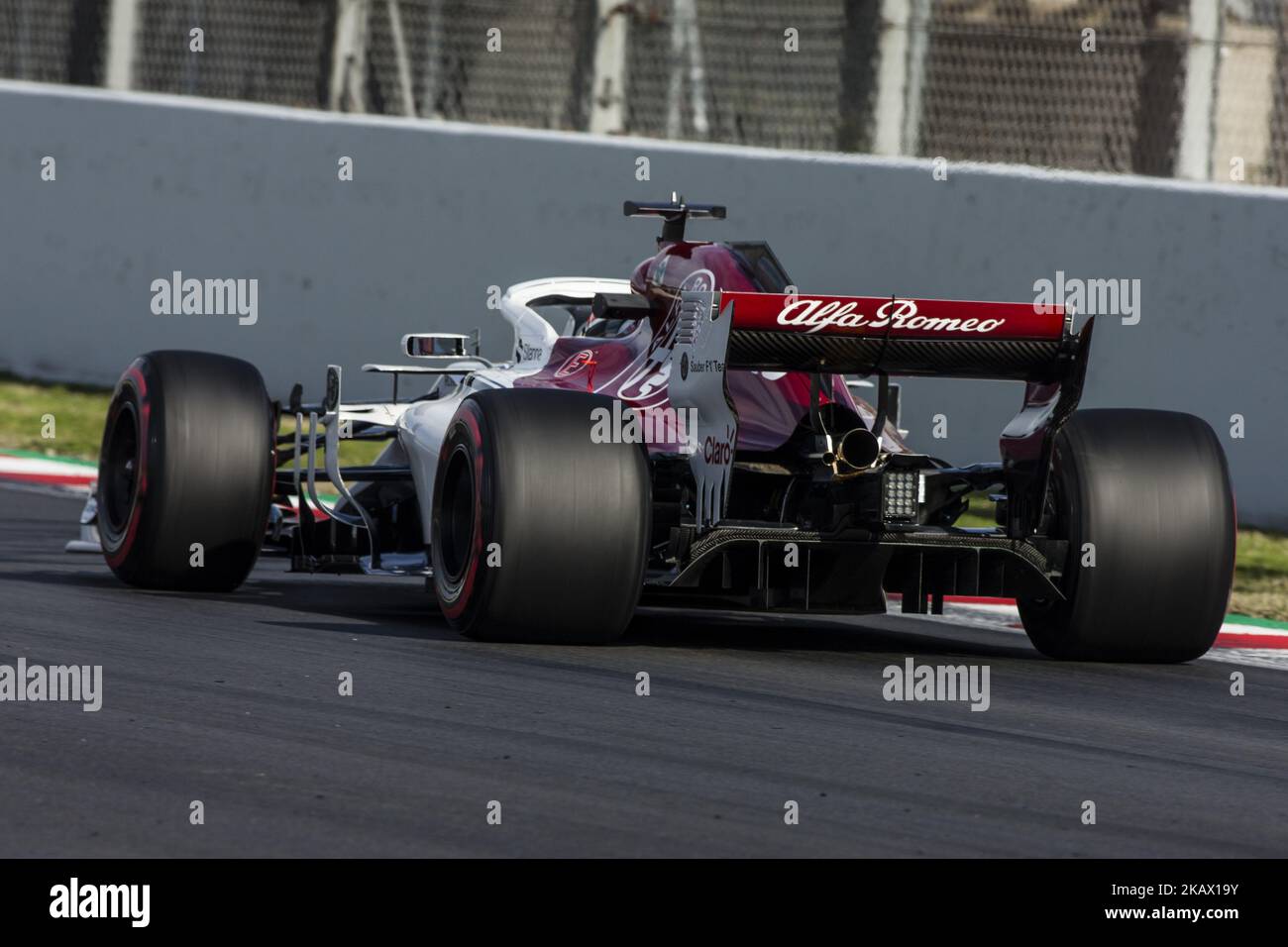 16 Charles Leclerc Monaco with Alfa Romeo Sauber F1 Team C37 during day ...