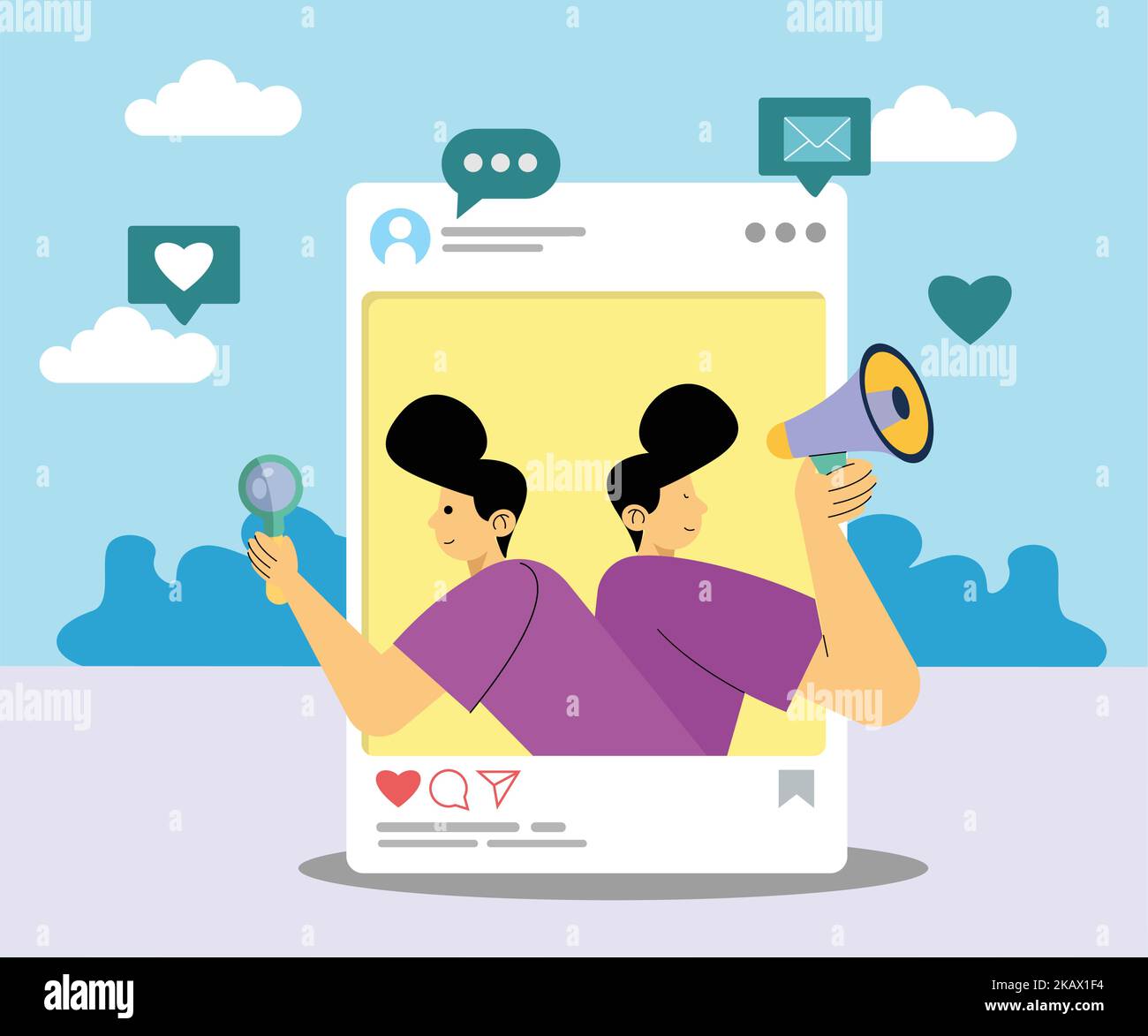 A broadcasting through the internet icon isolated on a white background ...