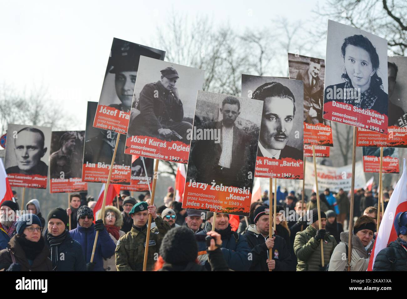 Celebrations of the 'Cursed Soldiers' Day in Krakow. The 'Cursed ...