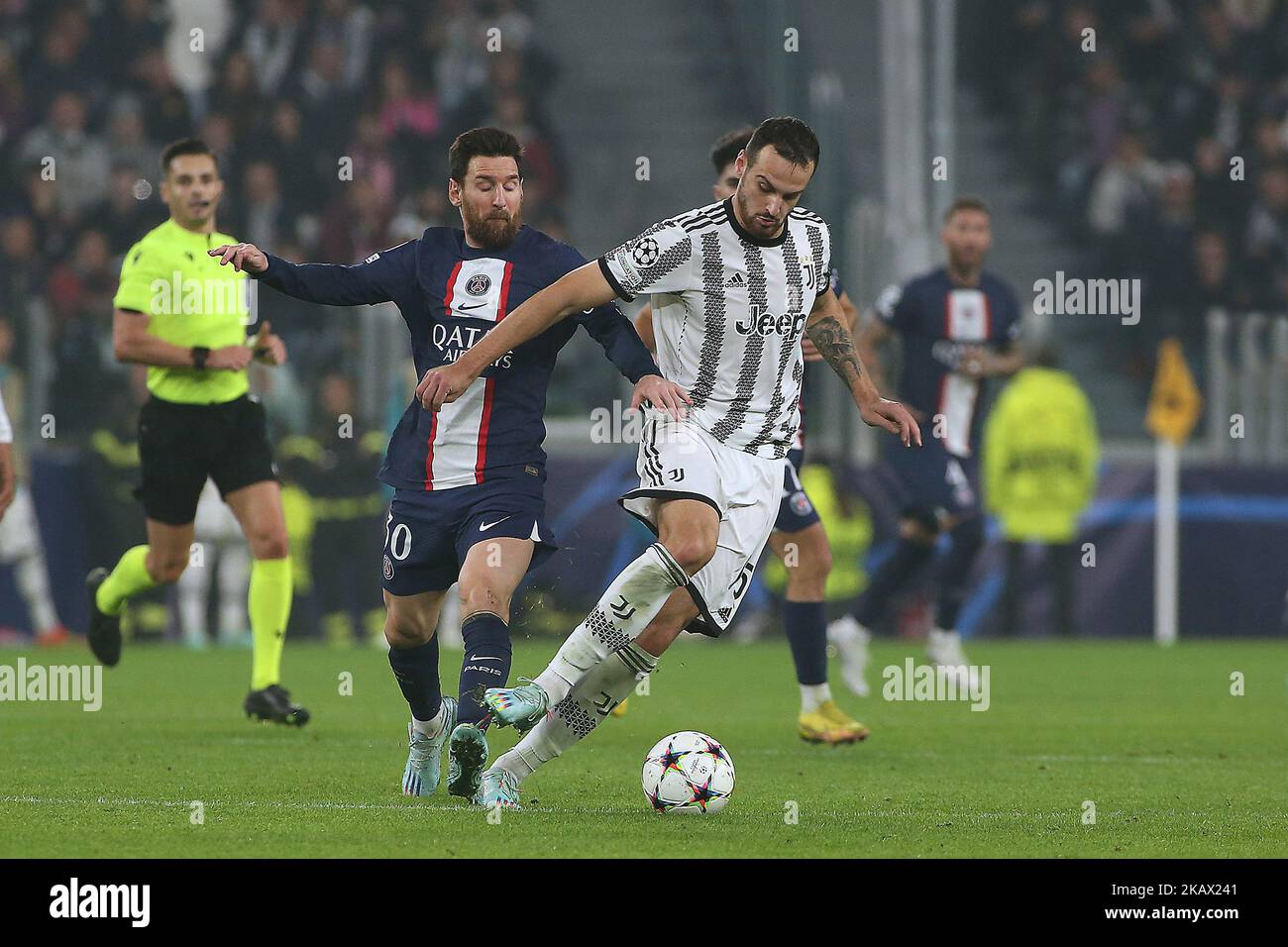 Allianz Stadium, Turin, Italy, November 02, 2022, Federico Gatti ...