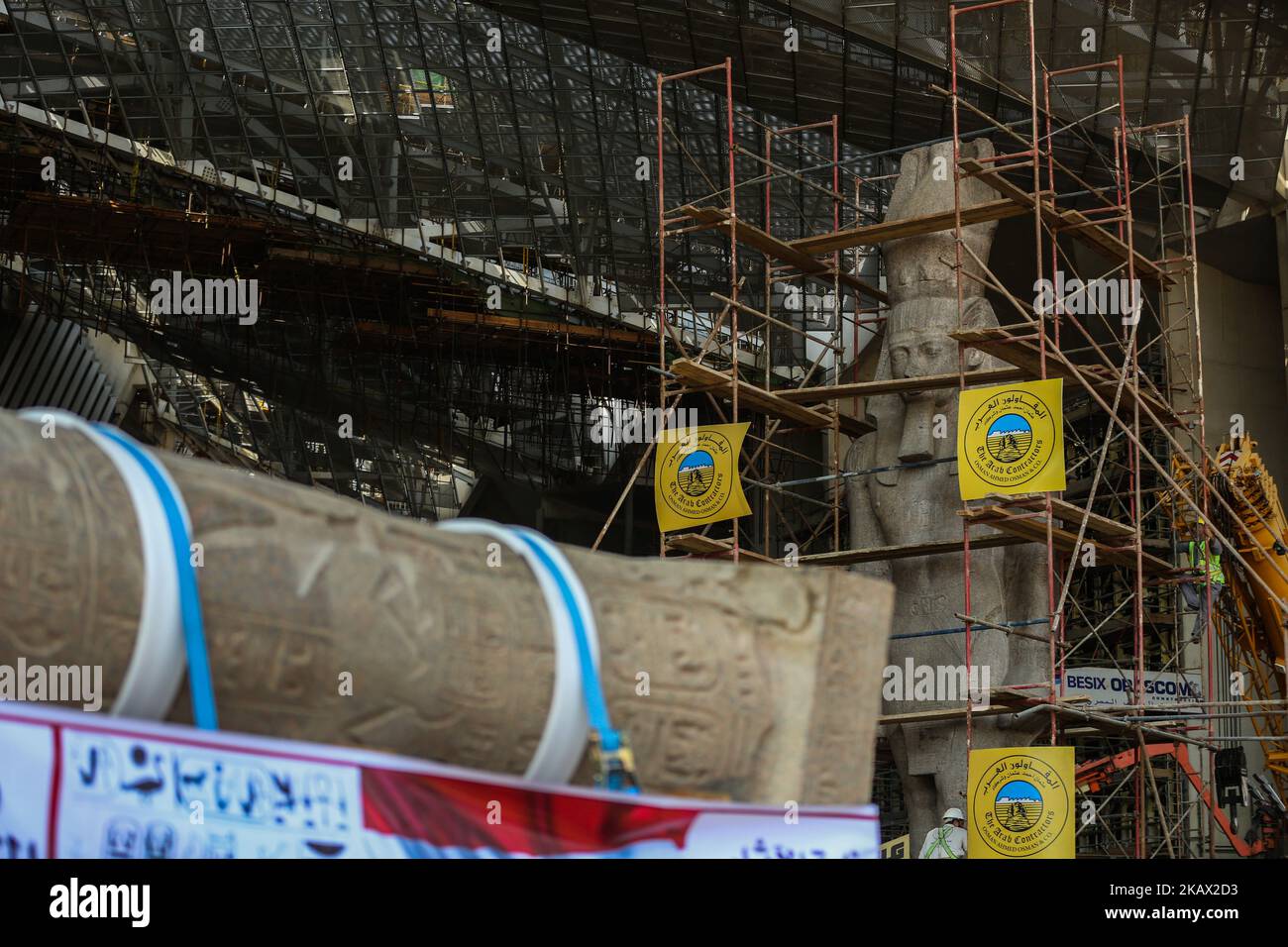 The grand egyptian museum restoration hi-res stock photography and ...