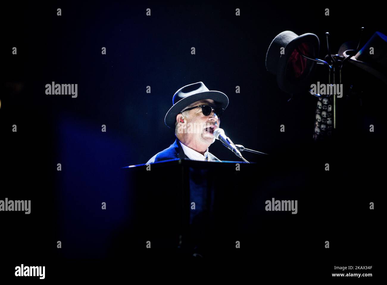 David Paich of the american rock band Toto performing live at ...