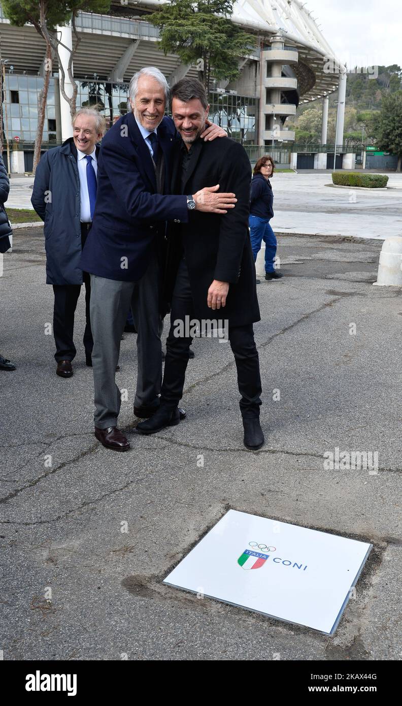 The president of the Italian Olympic Committee (CONI), Giovanni Malago ...