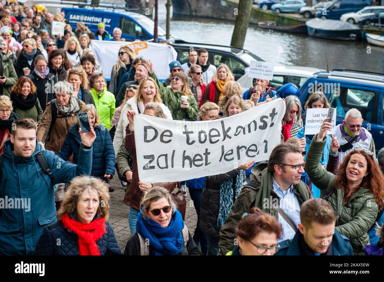 March 14th, Amsterdam. On 14 March 2018, primary education teachers ...