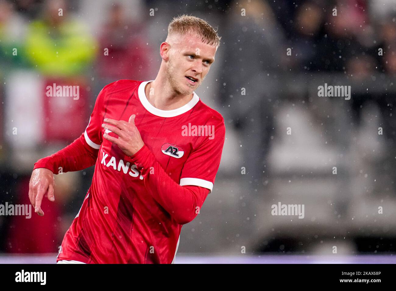 ALKMAAR, NETHERLANDS - NOVEMBER 3: Jens Odgaard of AZ Alkmaar during ...