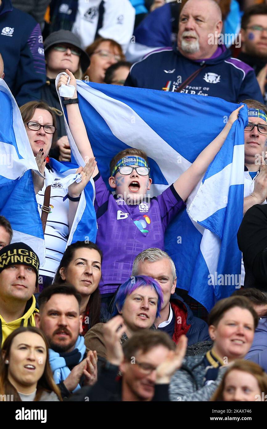 Rugby NatWest 6 Nations: Italy v Scotland Scotland supporters celebrate ...
