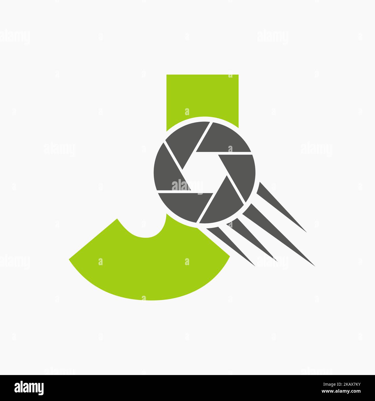 Letter J Photography Logo Camera Lens Concept. Photography Camera ...