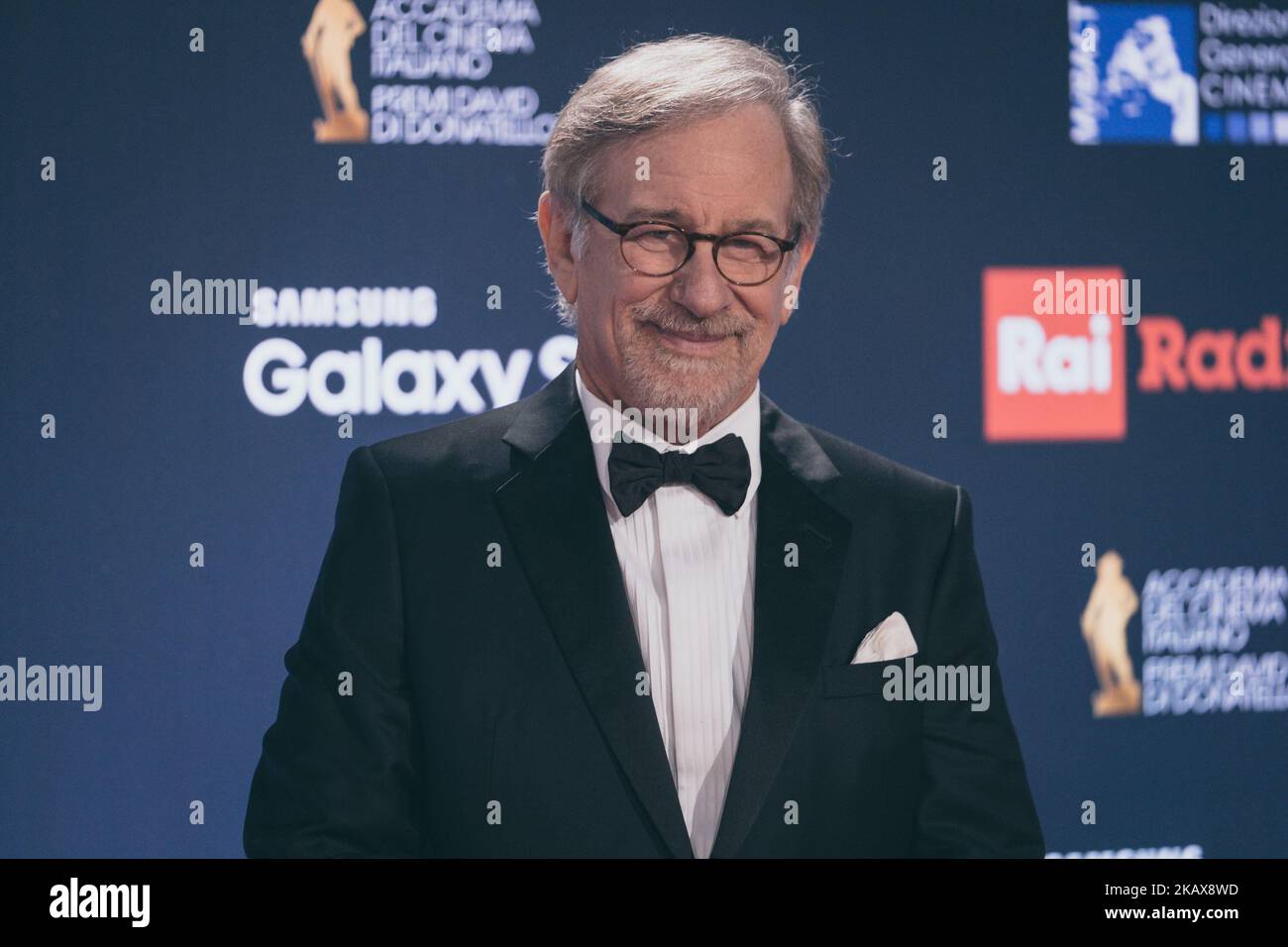 Steven Spielberg walks a red carpet ahead of the 62nd David Di ...