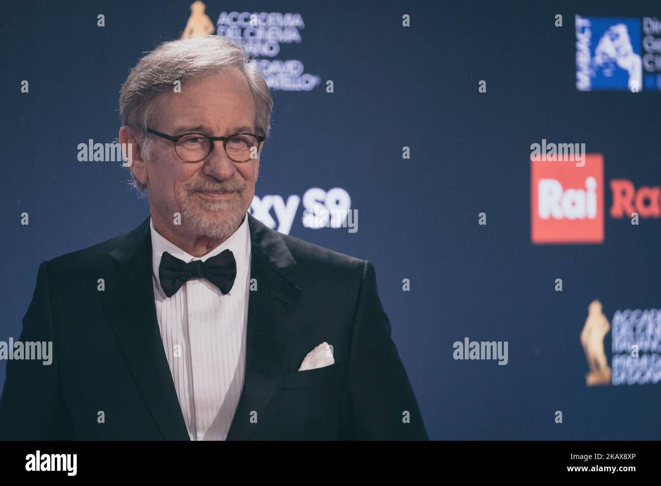 Steven Spielberg walks a red carpet ahead of the 62nd David Di ...