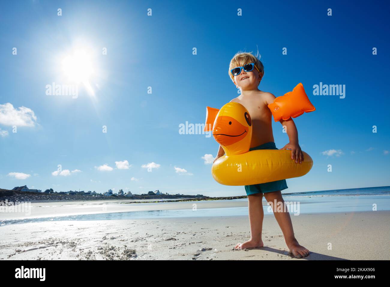 Kids buoy on beach sea hi-res stock photography and images - Alamy