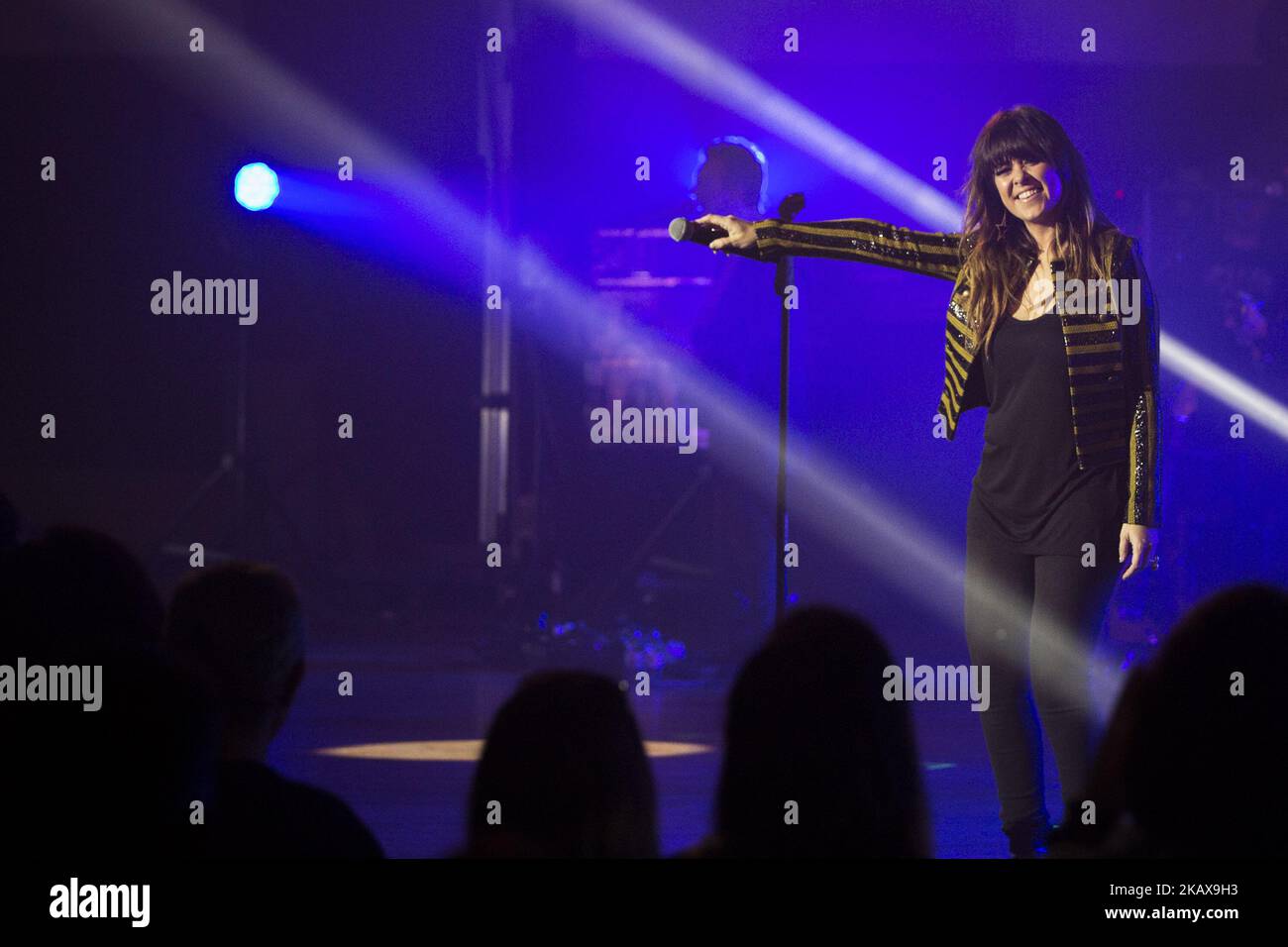 Spanish singer Vanesa Martin performing on stage at Aula Magna in ...