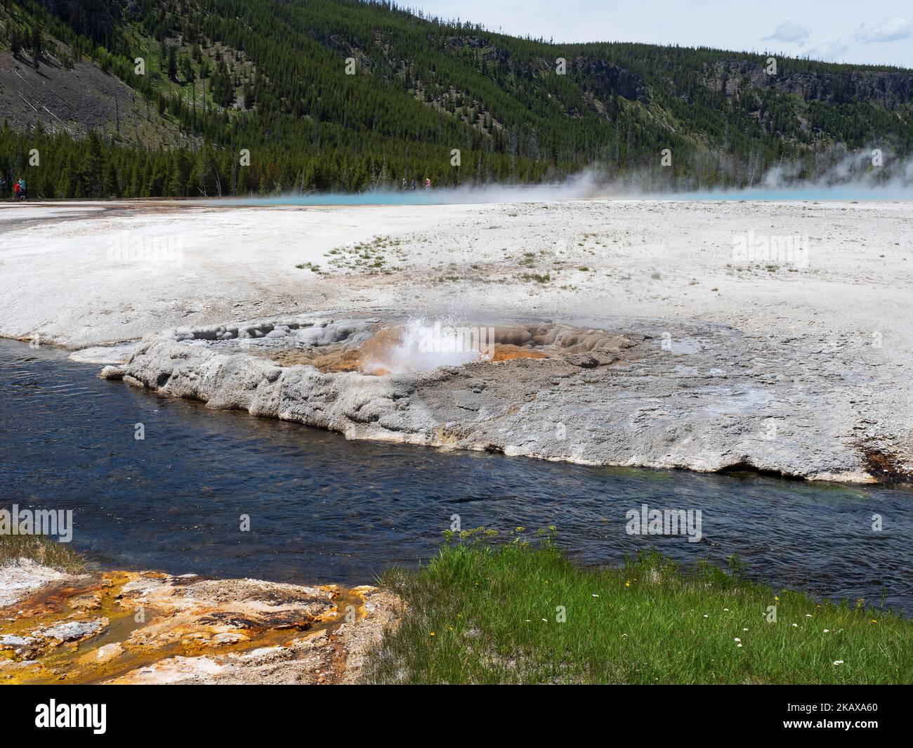Cliff geyser yellowstone hi-res stock photography and images - Alamy