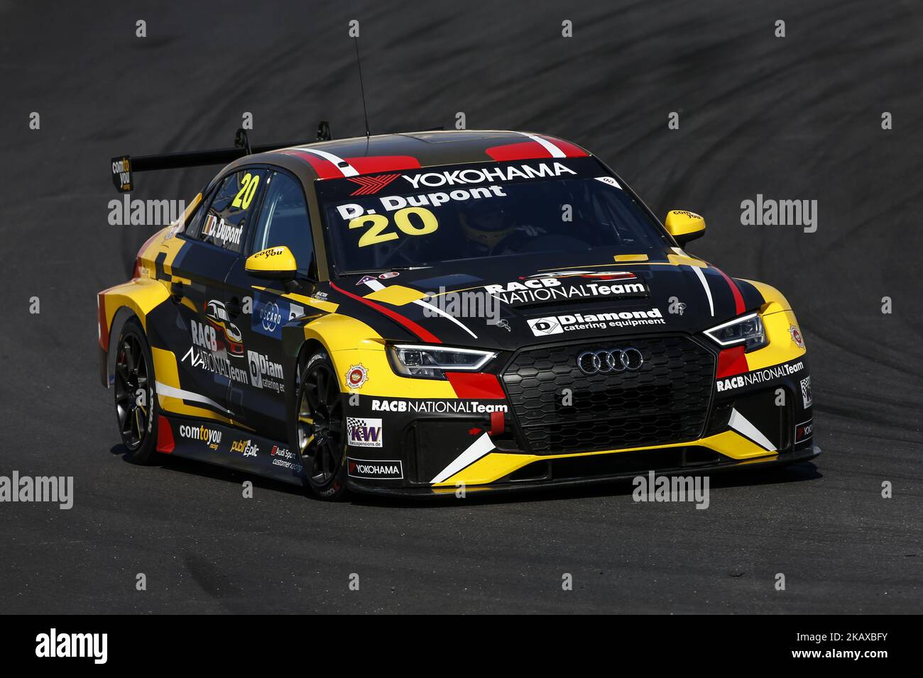 20 Denis Dupont from Belgium of Comtoyou Racing with Audi RS3 LMS ...