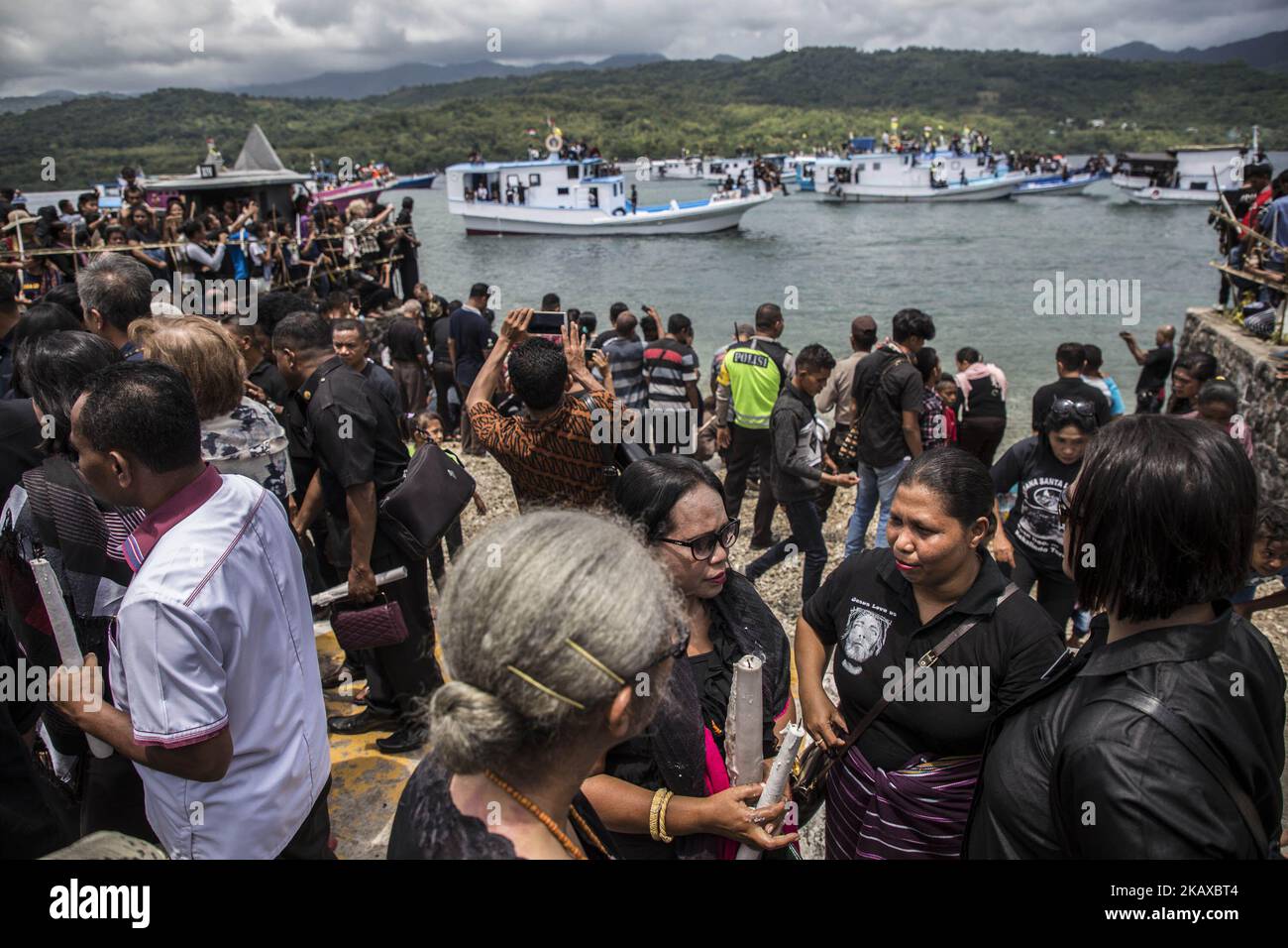 Antar Tuhan Menino Sea event at Larantuka, East Nusa Tenggara ...