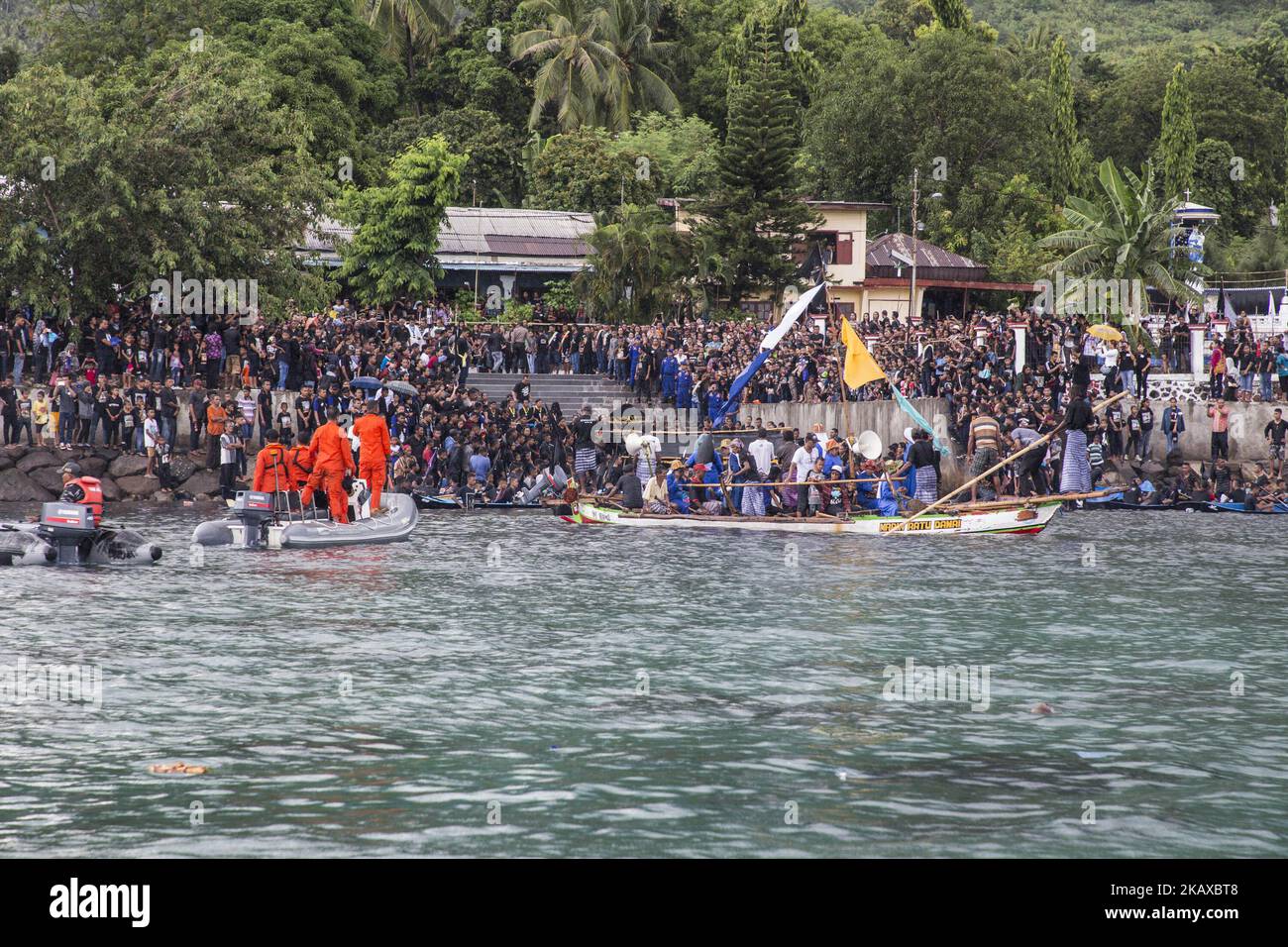 Antar Tuhan Menino Sea event at Larantuka, East Nusa Tenggara ...