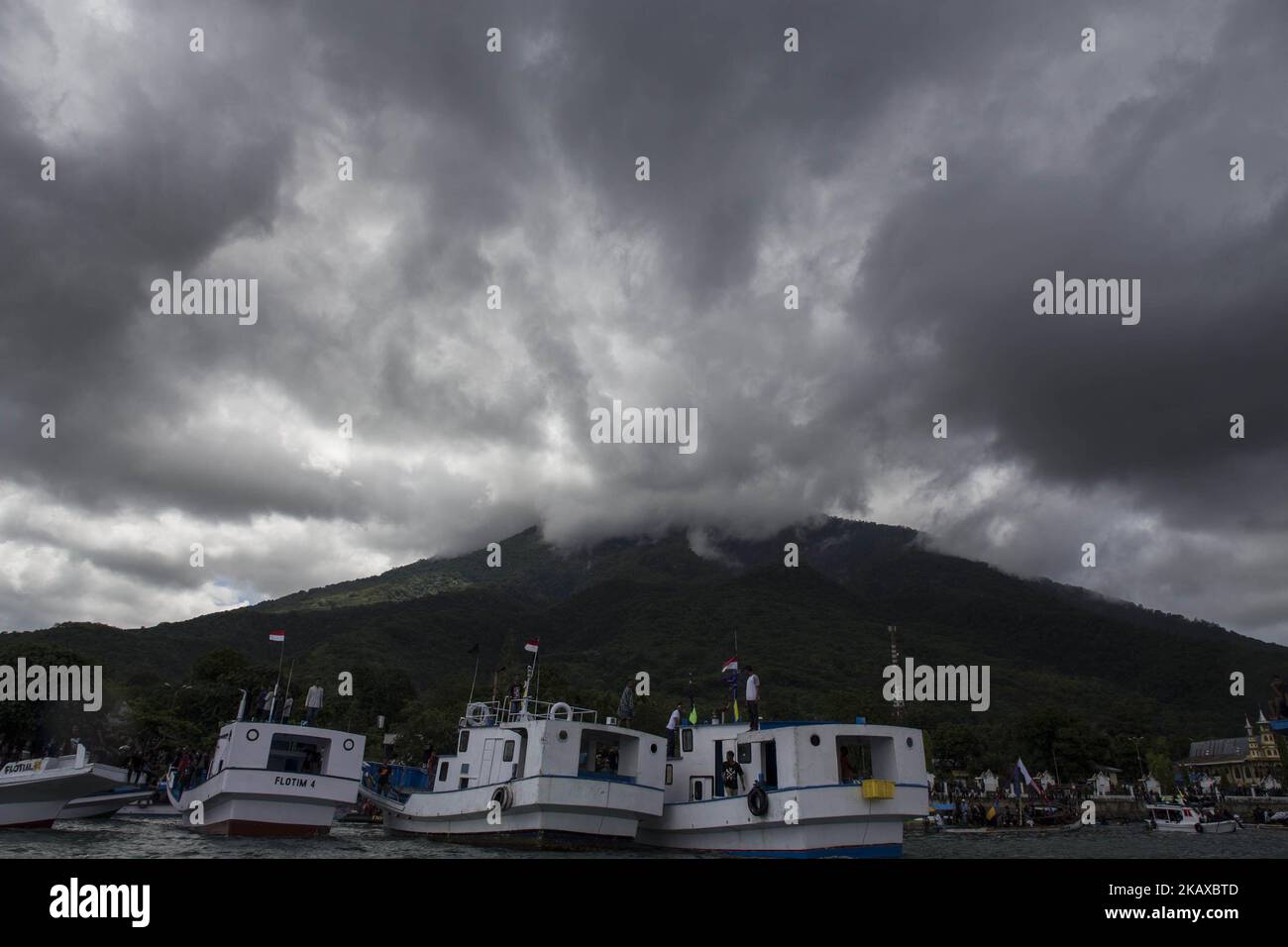 Antar Tuhan Menino Sea event at Larantuka, East Nusa Tenggara ...