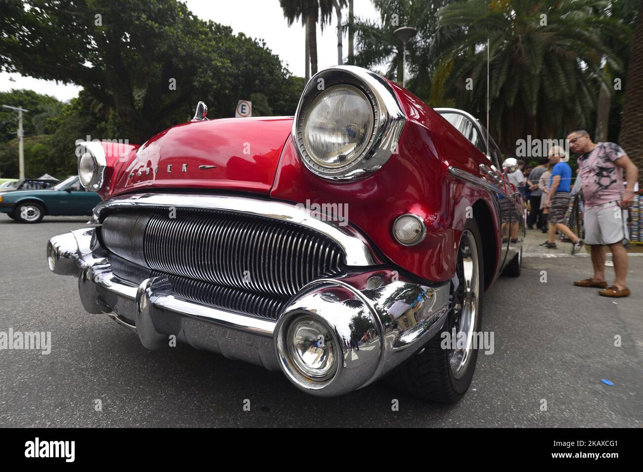 Meeting of Ancient cars in Sao Paulo, Brazil, on 1st April, 2018. Every ...