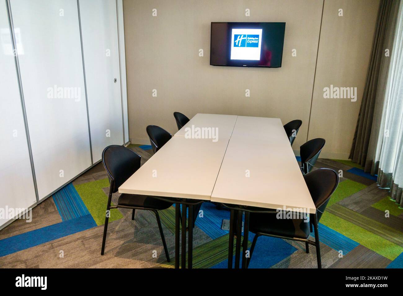 Inside interior table chairs meeting room hi-res stock photography and ...
